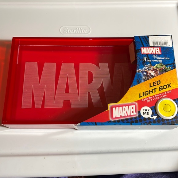 Marvel | Toys | Nwt Marvel Led Light Box | Poshmark